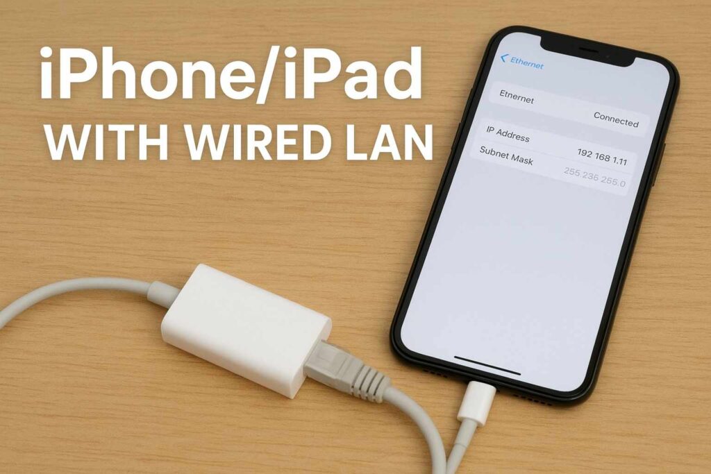 iPhone・iPadを有線LANで使う方法｜メリット・デメリットを徹底解説【初心者向け】 - がいの部屋